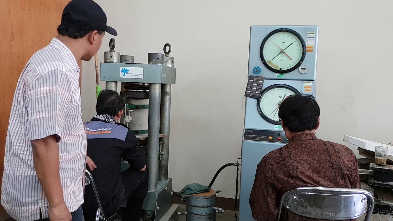 Pengujian modulus elastisitas beton ( MOE ) - YouTube