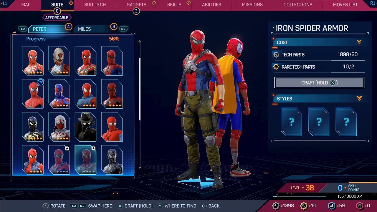 Plays Around In His Closet | Marvel's Spider-Man 2 (4k UHD) - YouTube