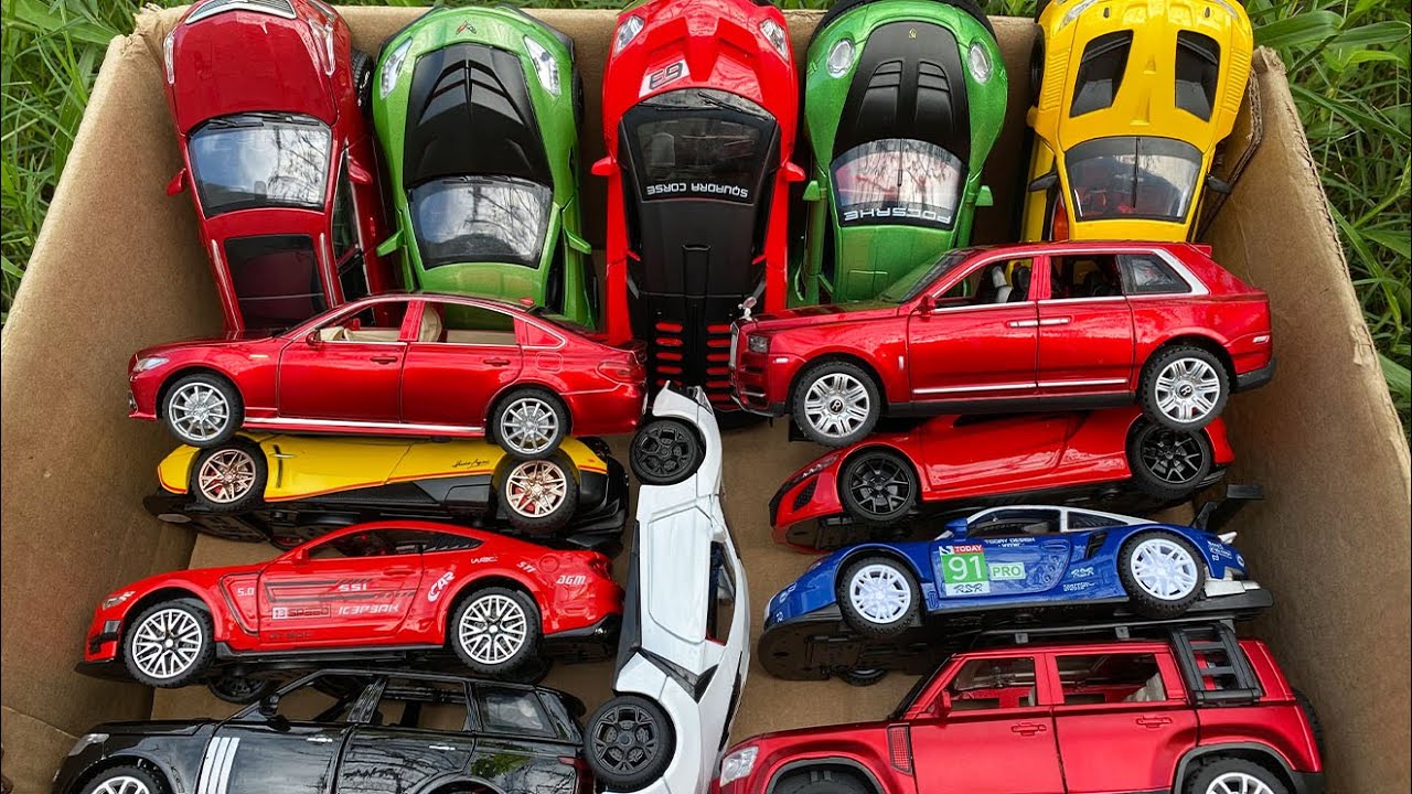 Cool video of mini Cars \ Many model Cars in the Box. - YouTube