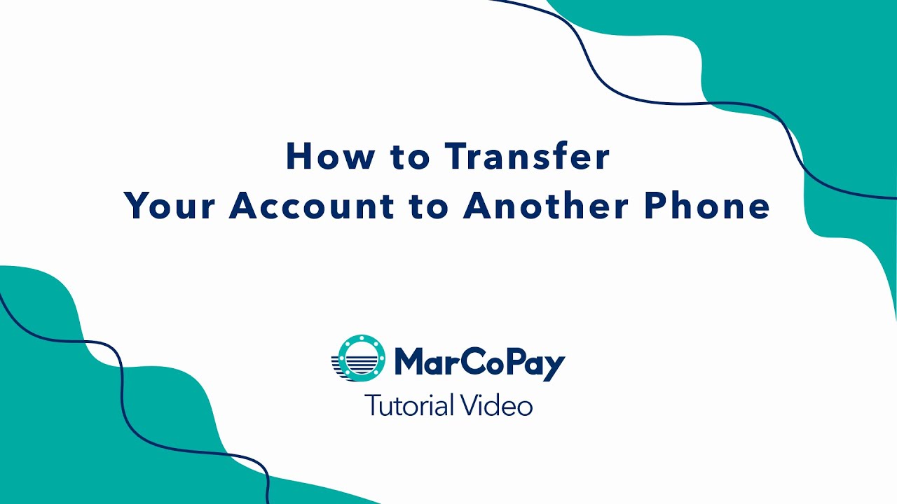 MarCoPay App Tutorial - Account Transfer - YouTube