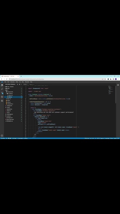 CODING PRACTICE 11 | FEEDBACK APP | REACT JS | CCBP 4.O | CCBP - YouTube