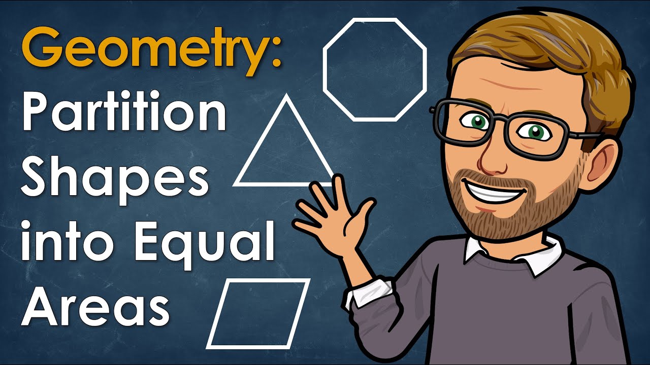 Geometry Fractions | Partitioning Shapes & Area Made Easy - YouTube