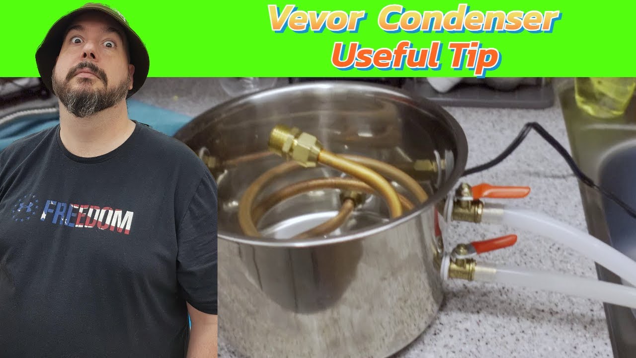 Important VEVOR Condenser Tip! How to Balance Water Flow for Your Still ...