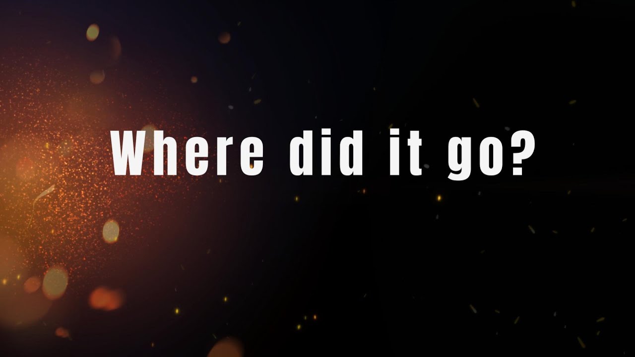 Where did it go. - YouTube