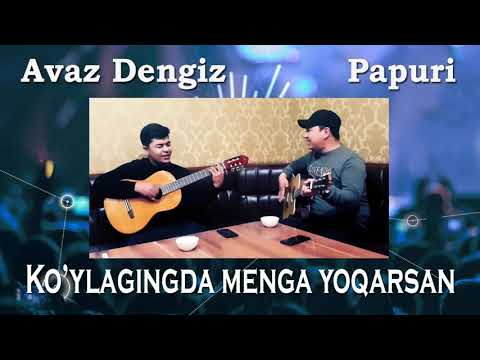 Avaz Dengiz🎵🎸   Papuri Sho'x ijrolar | Ko'ylaginda menga yoqasan