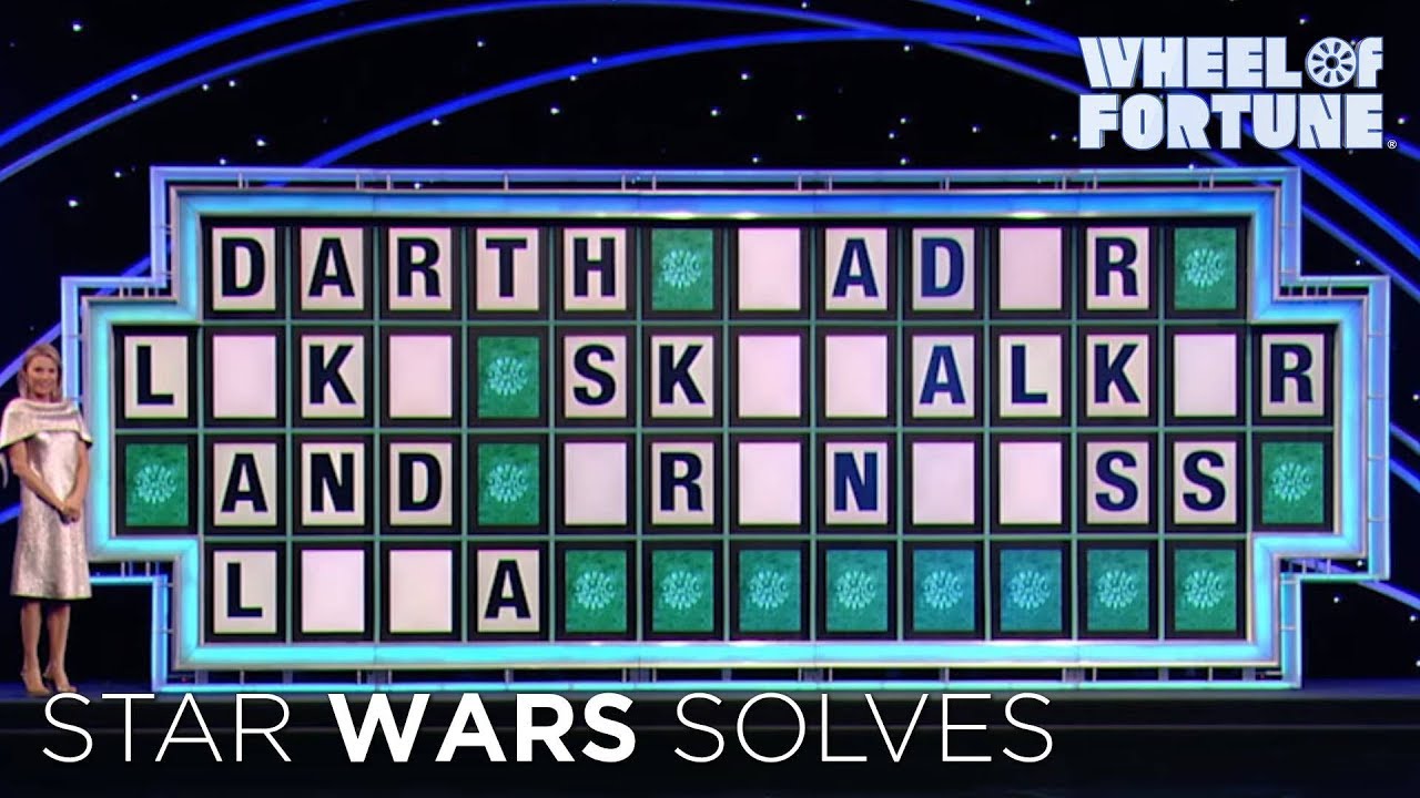 Star Wars Solves | Wheel of Fortune - YouTube