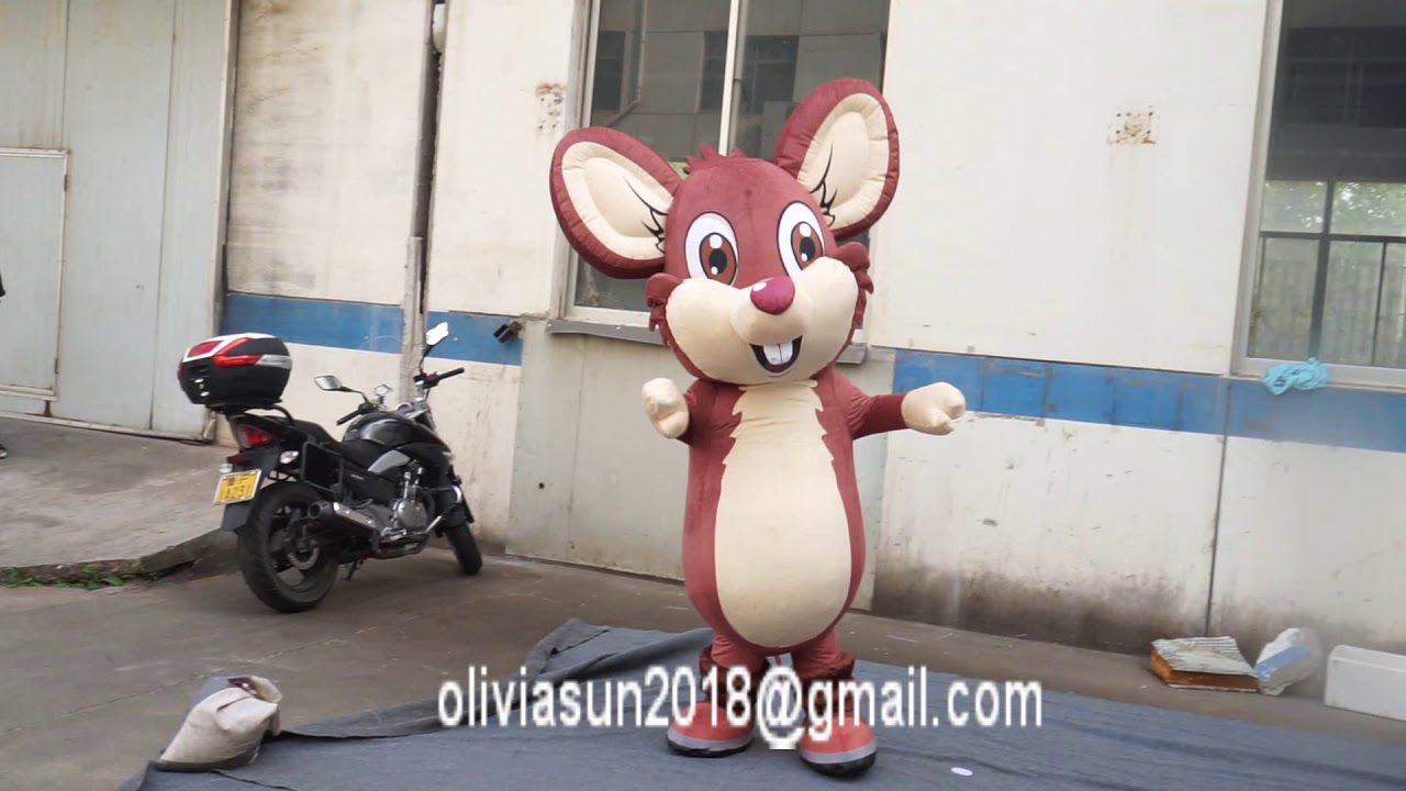 inflatable Mouse Costume Cute Inflatable Rat Walking Cartoon character ...