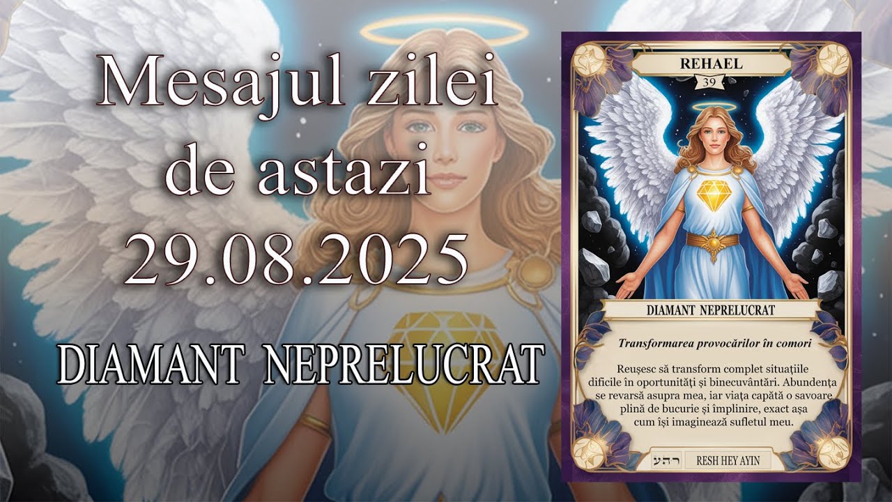 Mesajul zilei de astazi 29 August 2025 - YouTube