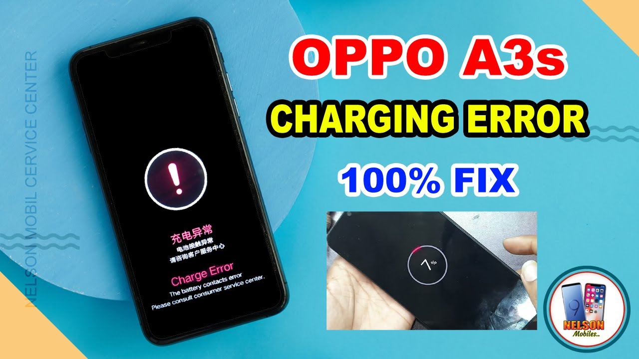 How to fix Oppo A3s Charging error | BLP673 | oppo a3s no charging ...