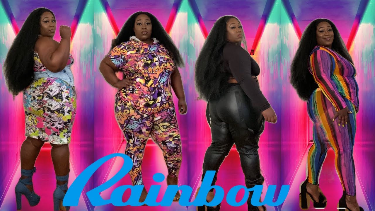 RAINBOW PLUS SIZE MINI FASHION HAUL | CUTE AND AFFORDABLE | 2021 ...