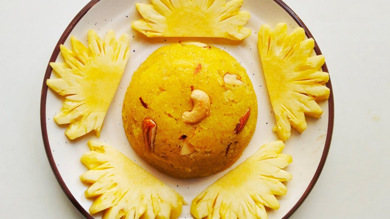 Delicious Pineapple sheera /Pineapple kesari recipes / rava kesari / kesari bath recipe - YouTube