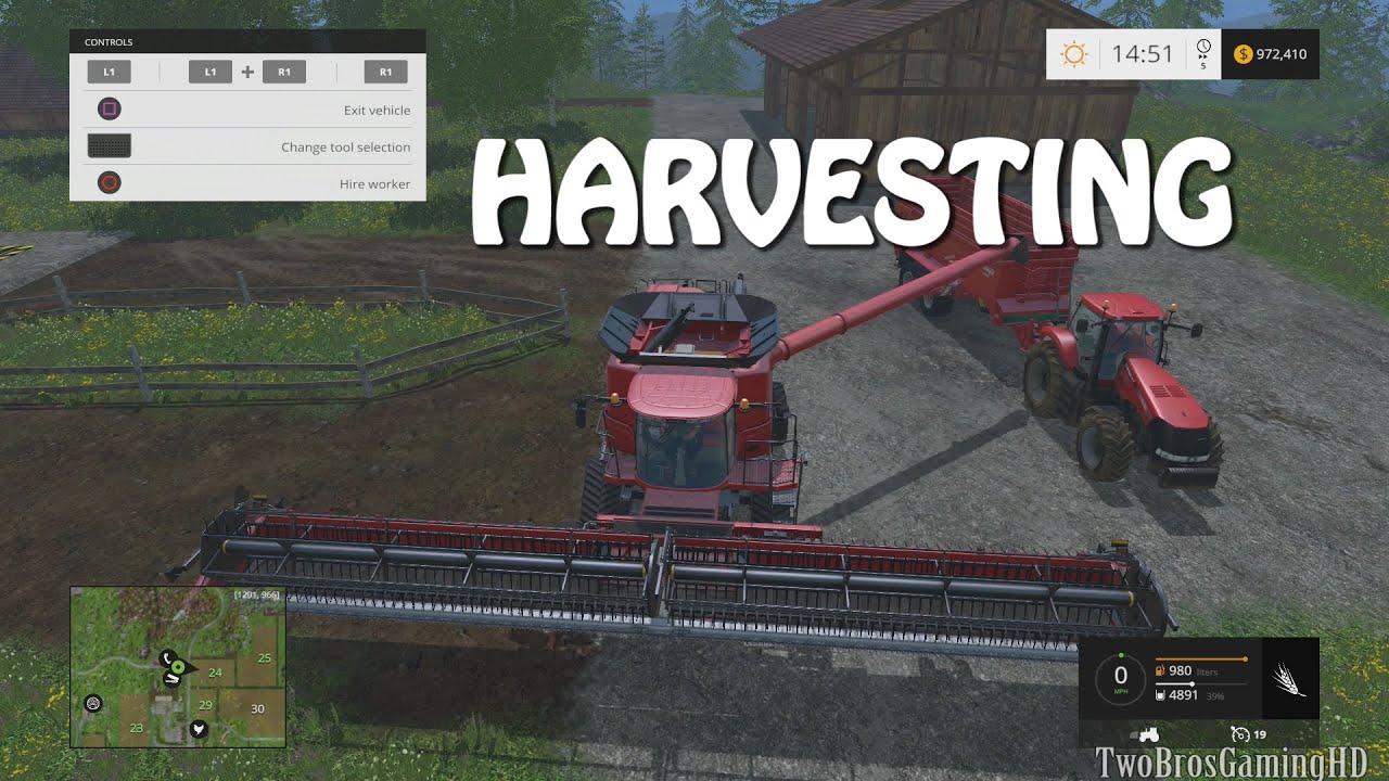 Case Combines Farming Simulator 15