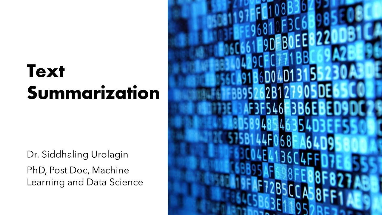 Research paper in data science: Text Summarization IEEE paper with pronoun replacement - YouTube