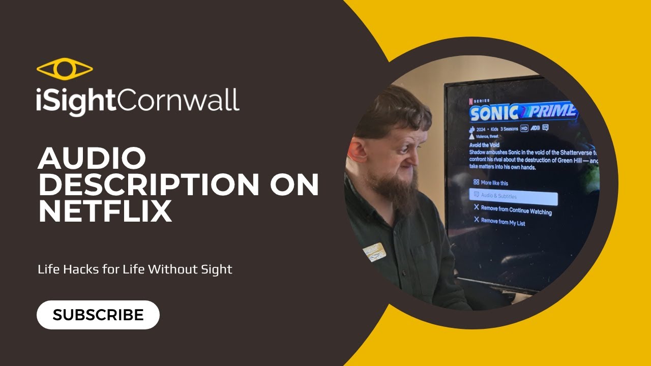How to turn on audio description on Netflix - YouTube