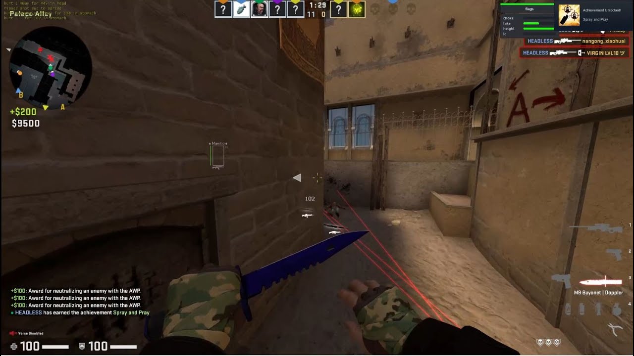 HvH in csgo mm #1 (MY OTC CONFIG) - YouTube