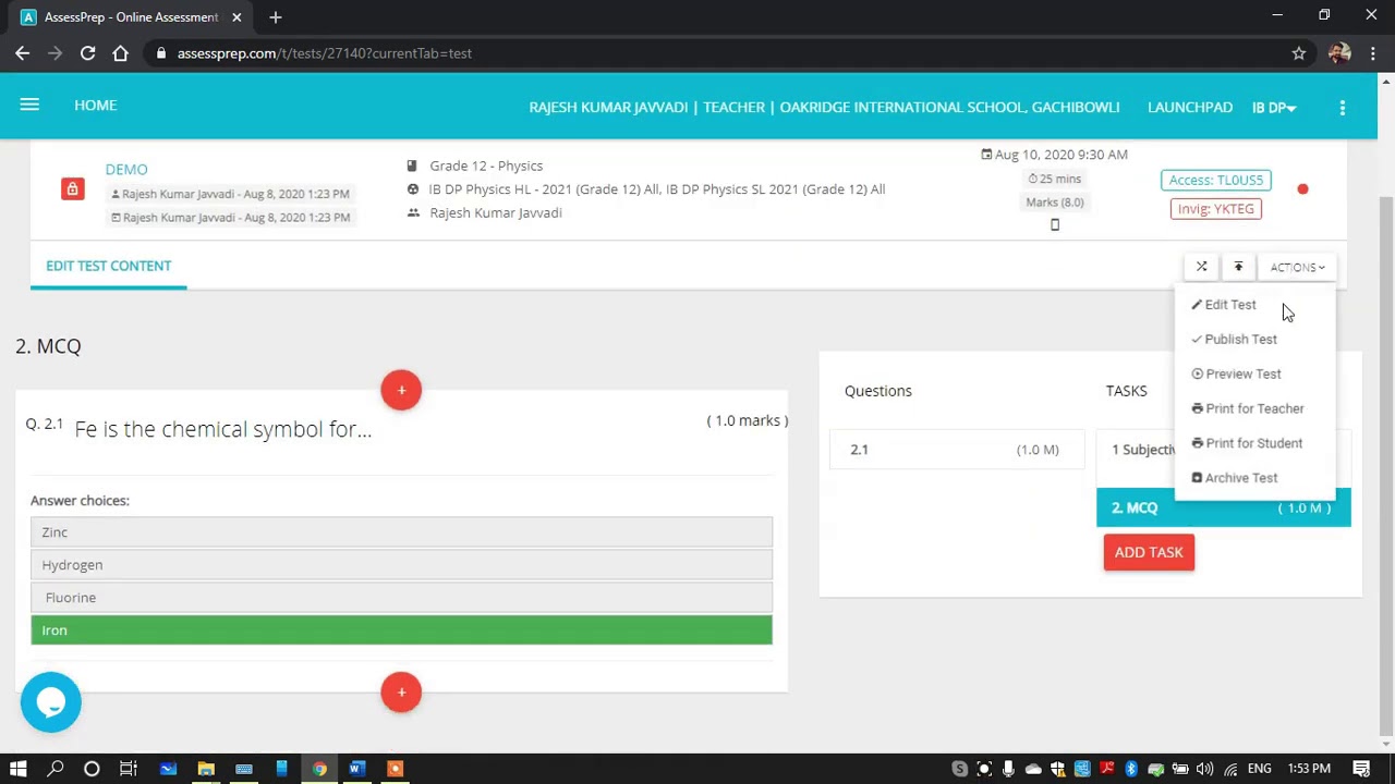 Assessprep for Teachers - YouTube
