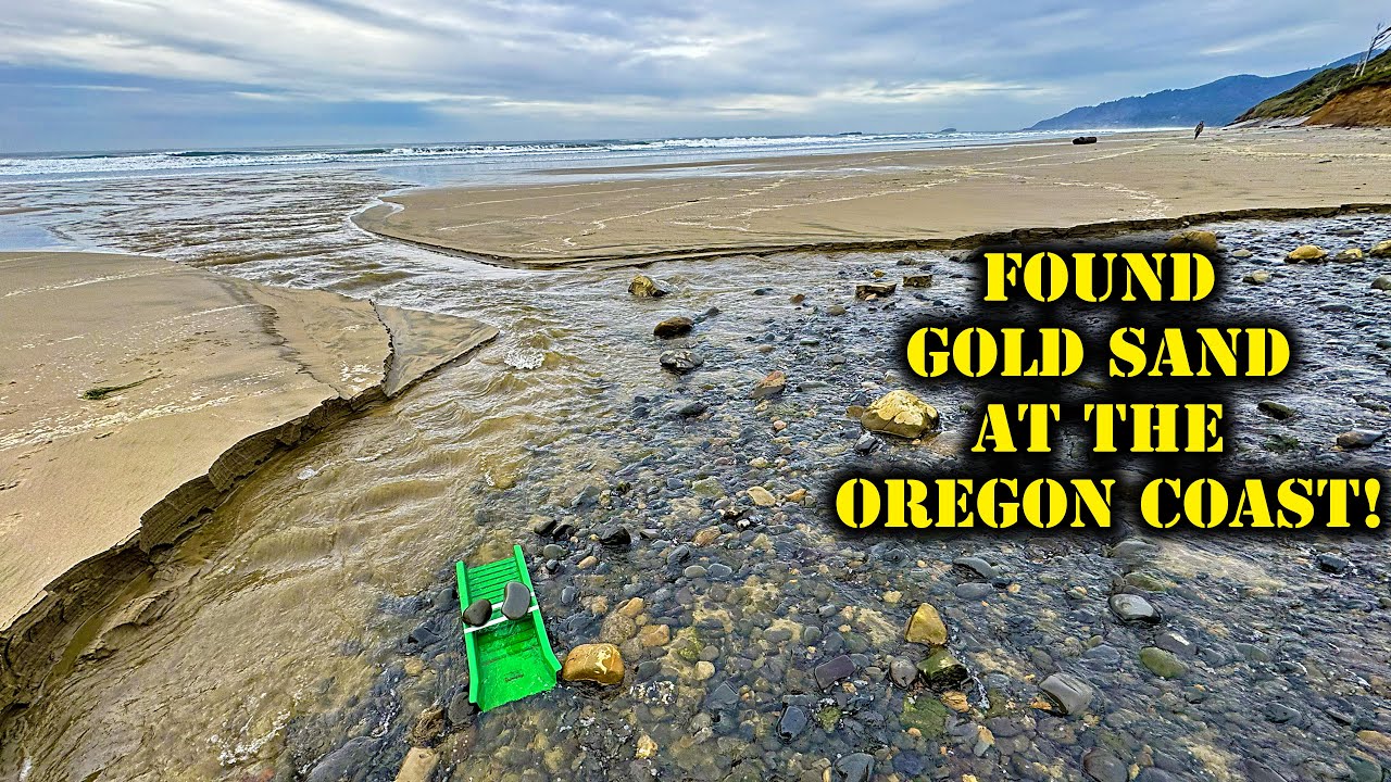 NEW GOLD Sluice Box at the BEACH! - YouTube