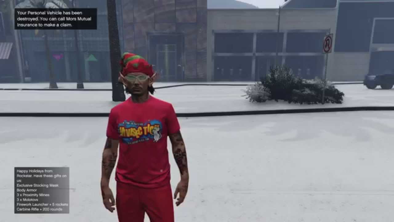 GTA V Online - The Special Christmas Day Gifts HAVE Arrived! *All Gift ...