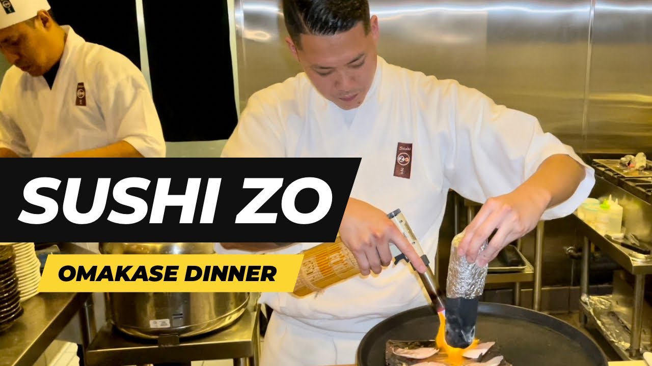 $275 Sushi Omakase - 23 Course Menu at Sushi Zo in Los Angeles - YouTube
