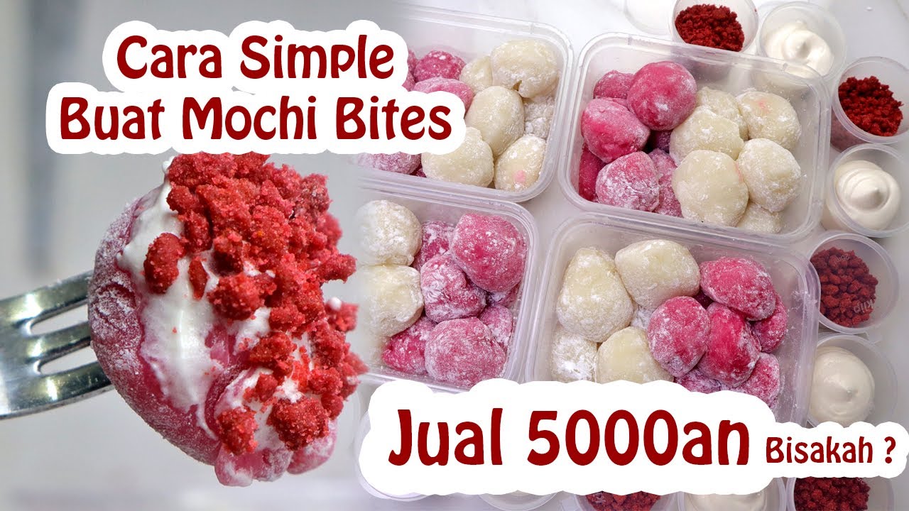 CARA SIMPLE BUAT MOCHI BITES !! HANYA MODAL 5500 DOANG PER BOX RESEP ...