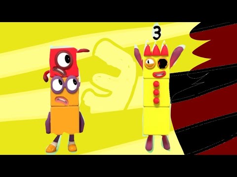Numberblocks band new version! band 3 numberblock 3 [dadadada] - YouTube