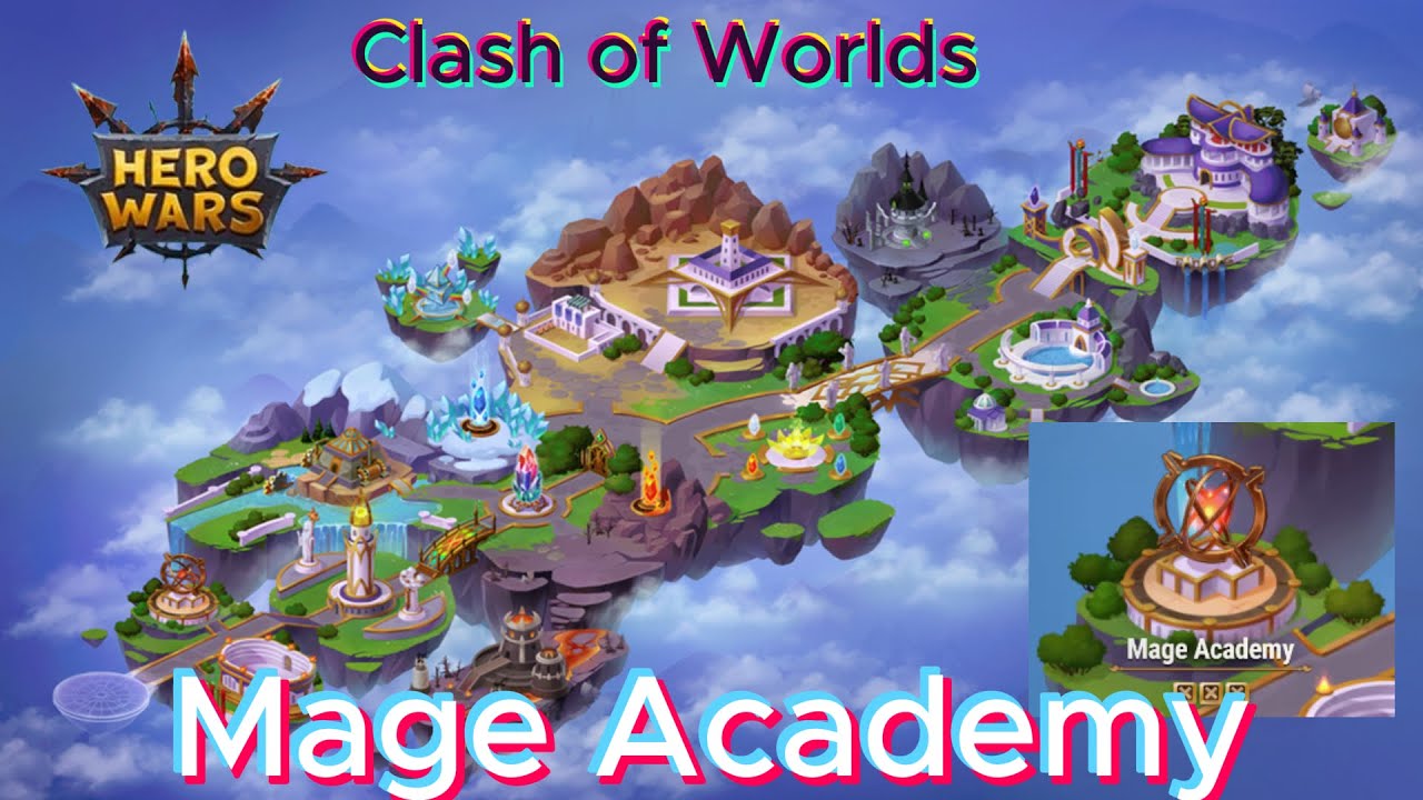 458 Hero wars 🔥 Clash of Worlds Mage Academy - YouTube