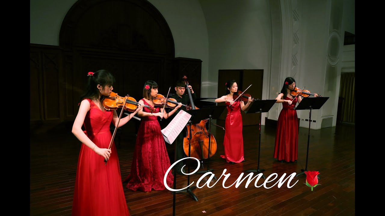 【卡門五朵花🌹】Fantasy on G. Bizet’s Carmen for 4 violins and double bass by ...