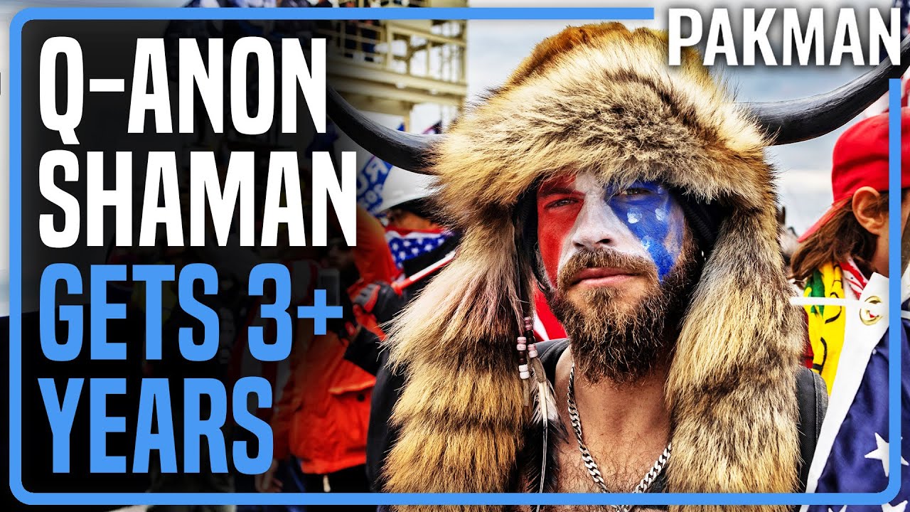 "Q-Anon Shaman" Sentenced to 41 Months for Trump Riots - YouTube
