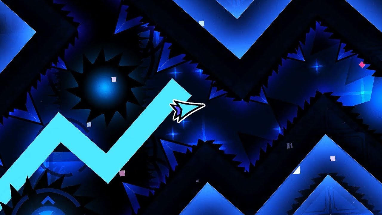 Прохождение Azure flare Geometry Dash - YouTube