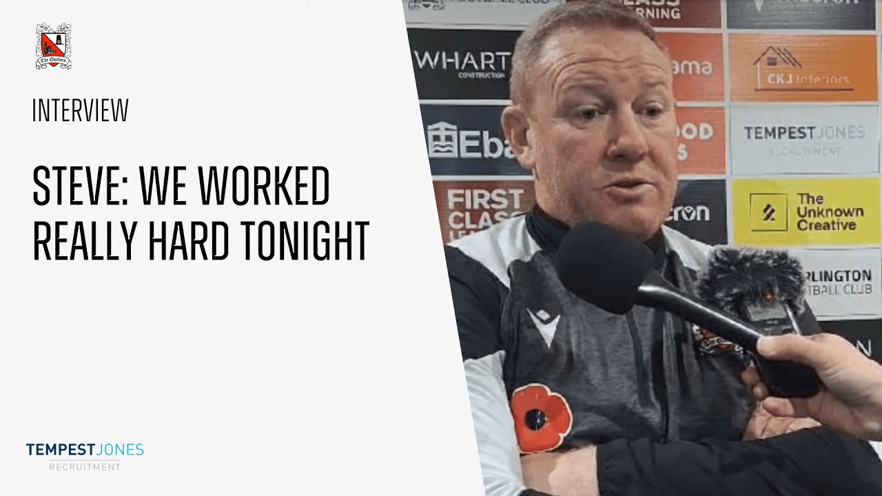 Steve: We worked really hard tonight 👏 - YouTube