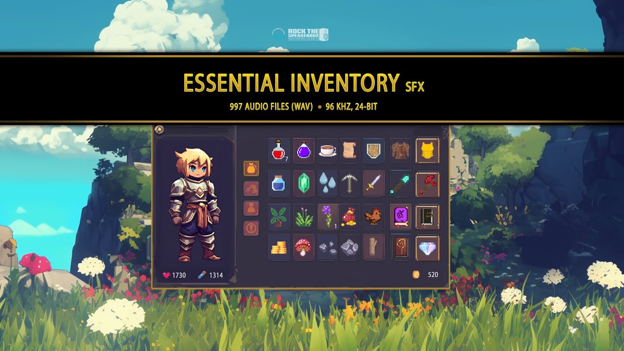 Essential Inventory Sound Effects | RPG Inventory Sounds by WOW Sound ...