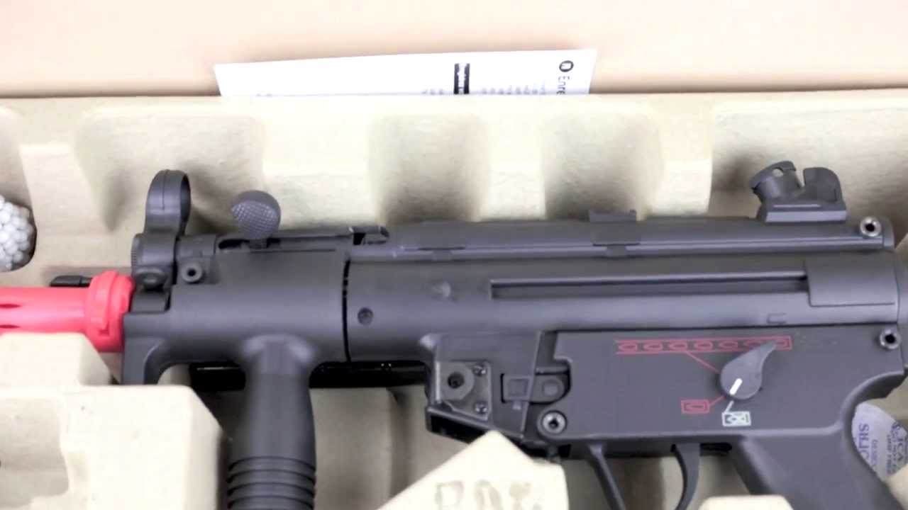 H&K MP5K Competition AEG Airsoft Gun Review - YouTube