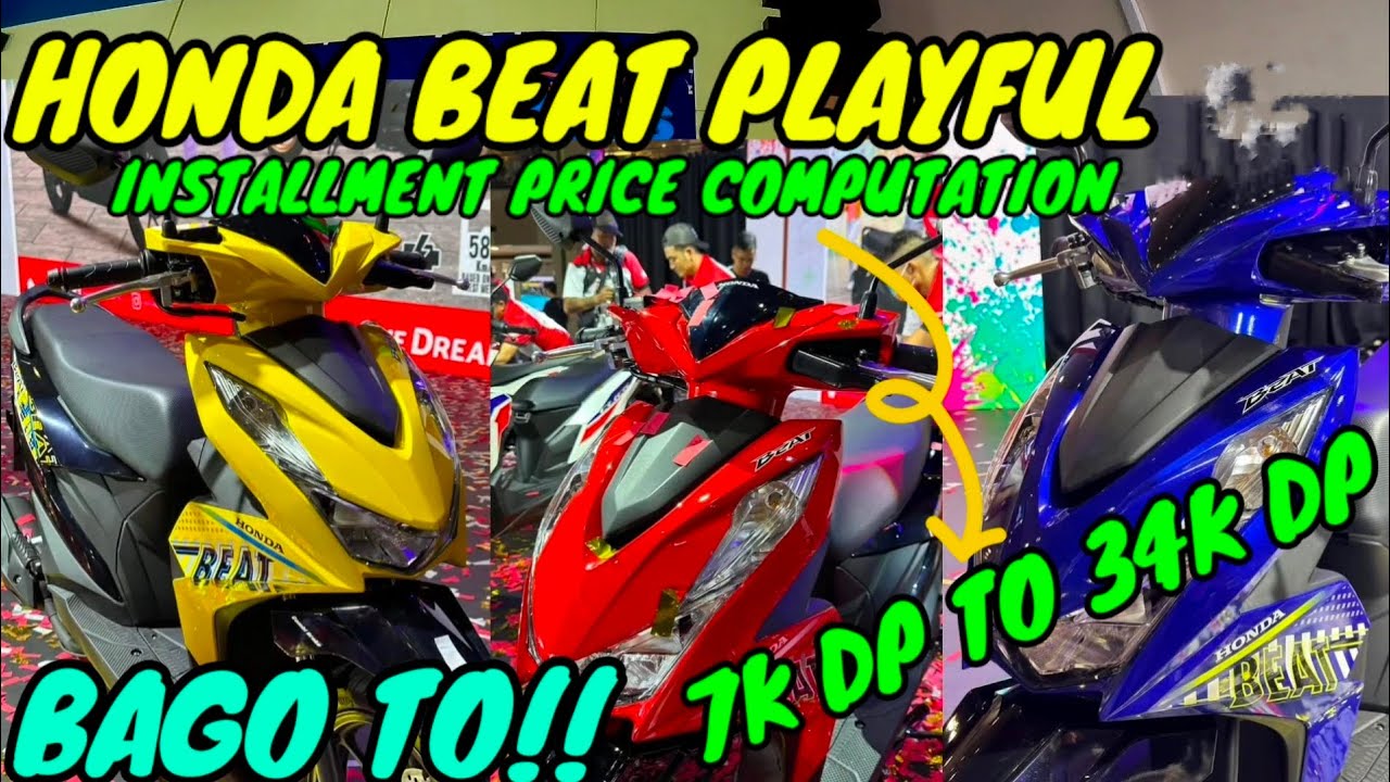 HONDA BEAT V3 2023 MODEL | PLAYFUL VARIANT | FULL INSTALLMENT PRICE ...