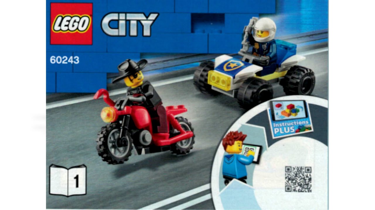 Lego City 60243 part 1 | Police Helicopter Chase | Instructions - YouTube