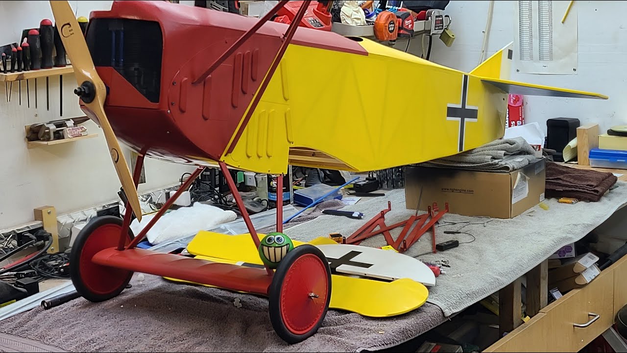 Balsa USA 1/4 Scale Fokker D.VII - Episode 53 - Finishing Tail Repair ...