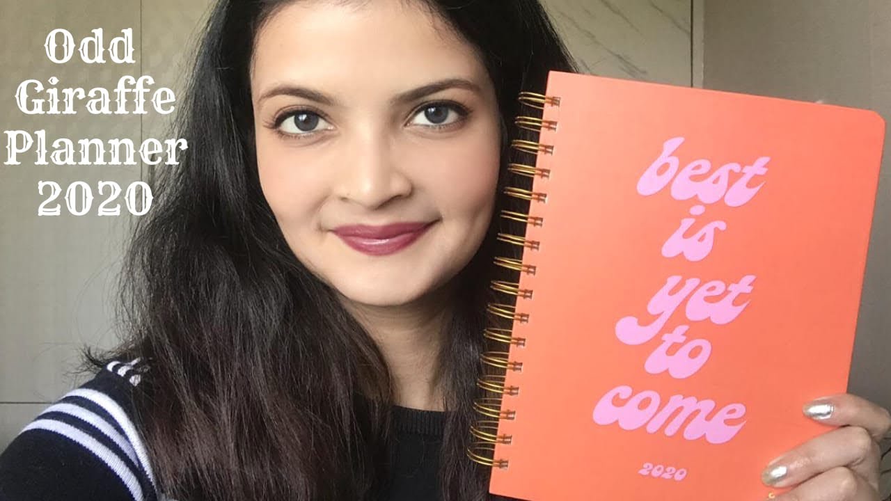 Odd Giraffe Planner 2020, Memo Book & Notebook | Itsarpitatime - YouTube