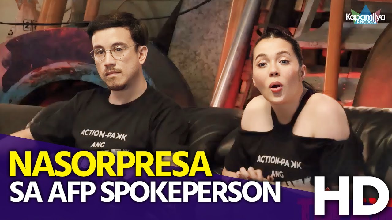 Julia Montes at Arjo Atayde, nasorpresa sa pagdating ng AFP spokeperson ...