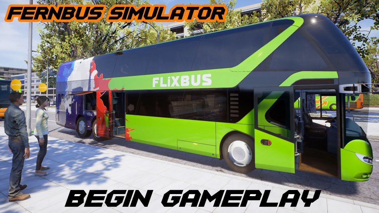 Fernbus Simulator - Begin Gameplay Moments PC/STEAM HD - YouTube