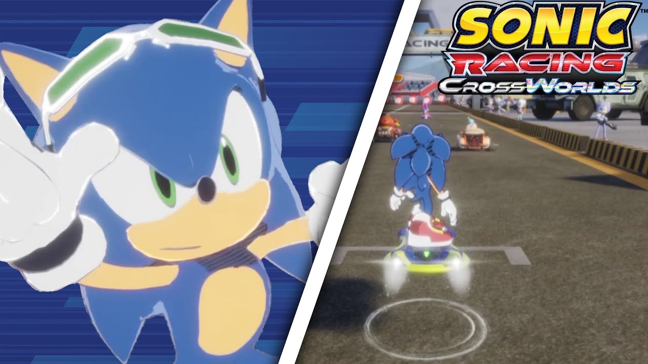 Cell Shaded Riders Sonic | Sonic Racing: Crossworlds - YouTube