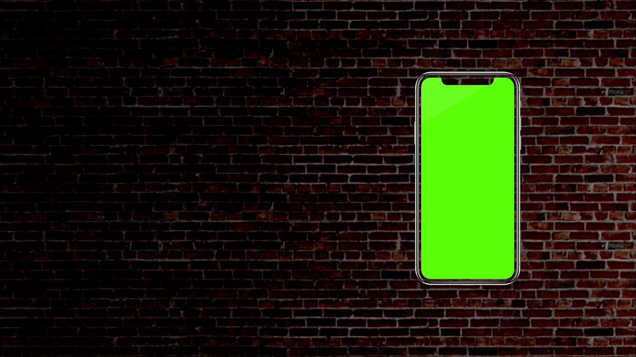 i phone green screen background hd animation vfx footage - YouTube