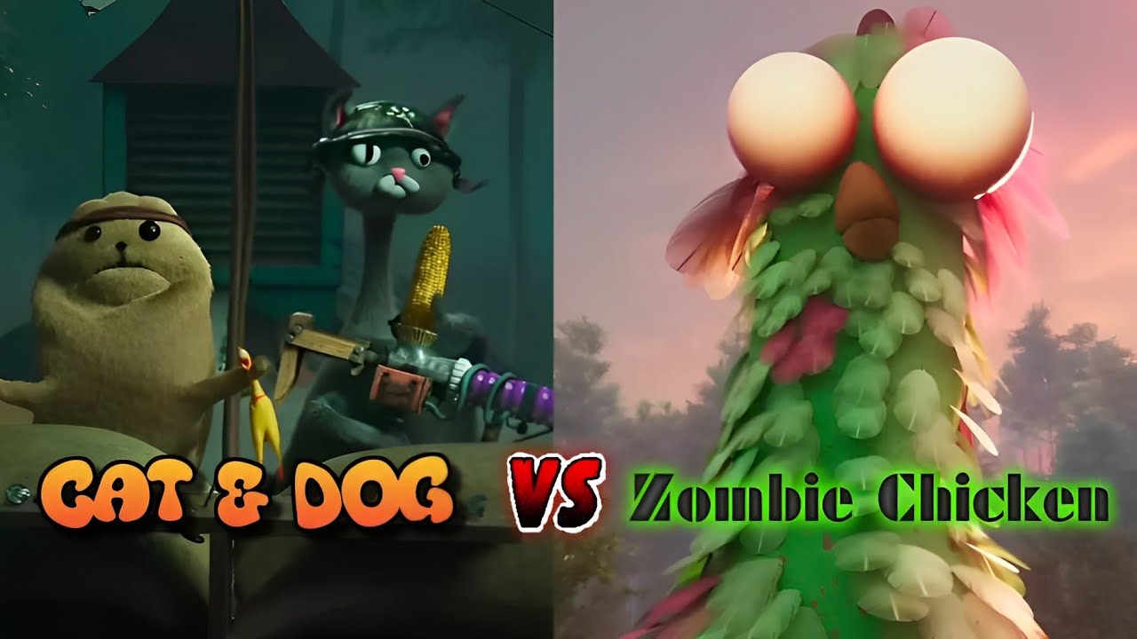 Noodle and Bun vs Zombie Chicken | Phim Hoạt Hình Hay Nhất 2023 | Mèo ...