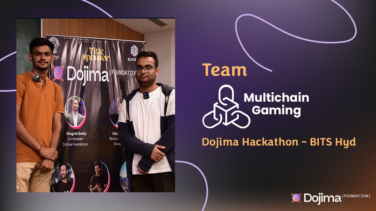 Dojima Foundation Hackathon at BITS Pilani Hyderabad - Gaming BITS - YouTube