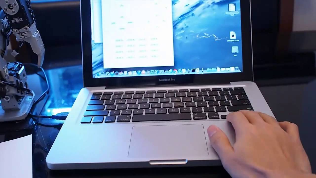 Robot Controller on Mac OS for Robotis Bioloid Robots - YouTube