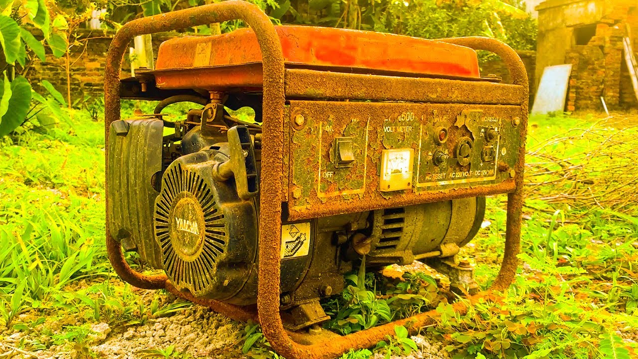 Restoration Genius // Successfully Restored A 3000w Gasoline Generator ...