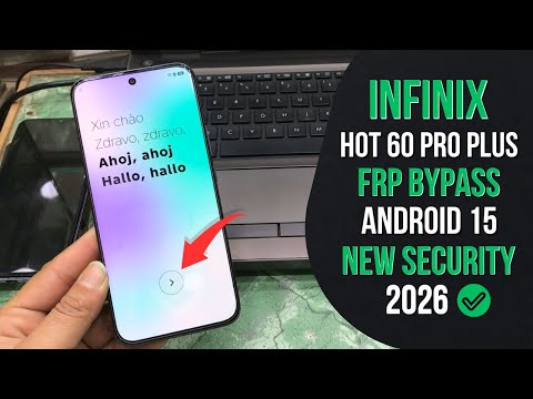 Infinix Hot 60 Pro Plus Android 15 FRP Bypass | Infinix X6886 FRP Bypass 2026✅