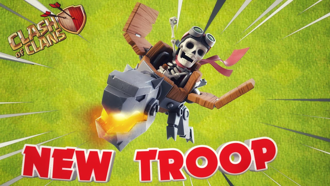 Dragon Rider ! New Troop in COC. Clash of Clans - YouTube