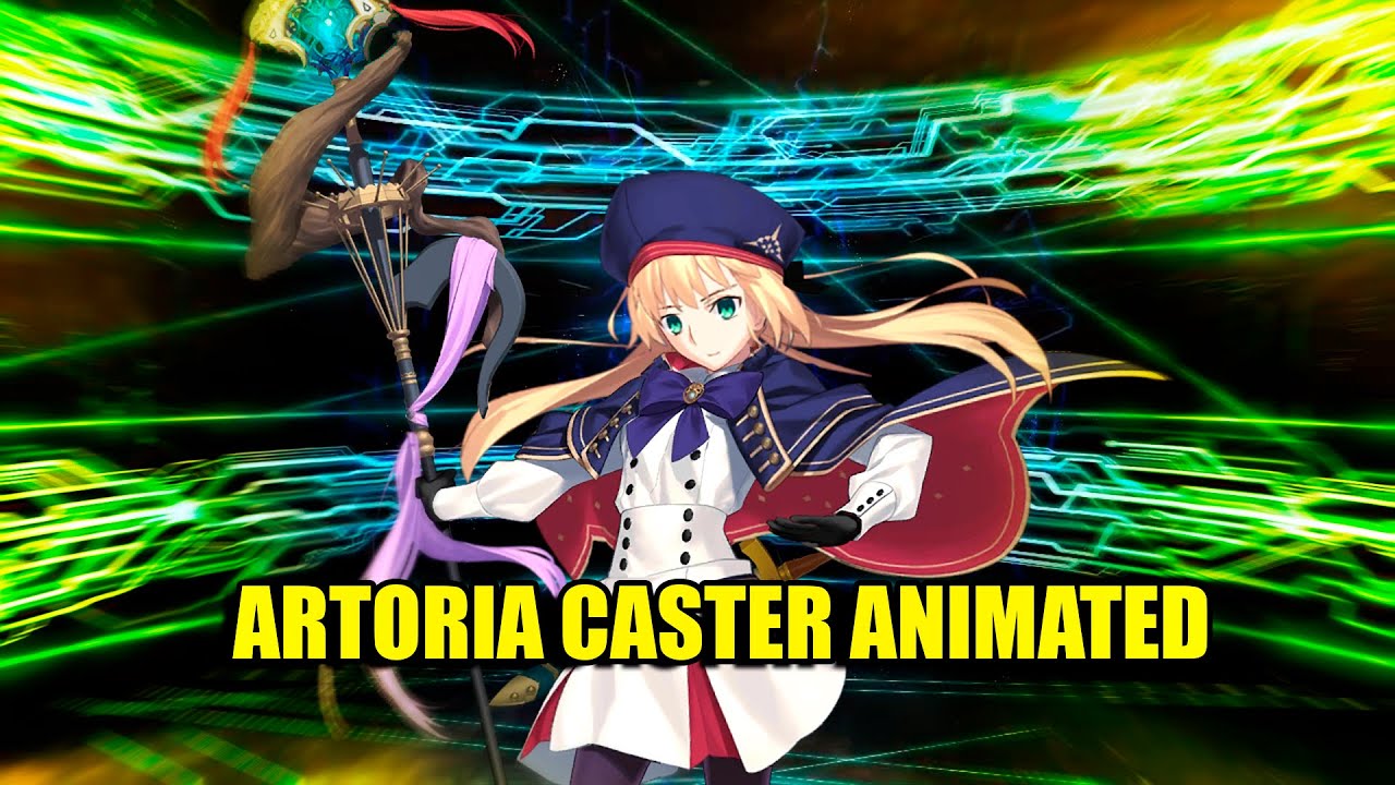 Artoria Caster Animated Live 2D [FGO - Animation] - YouTube