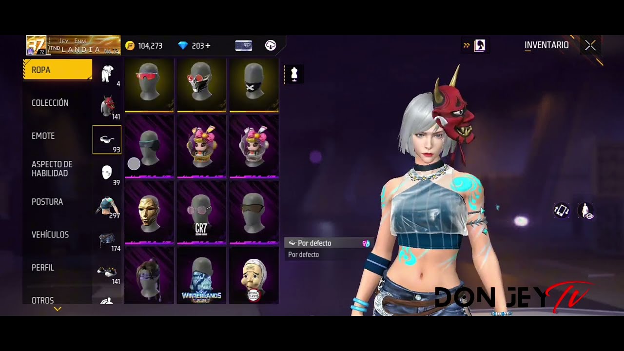 TOP OUTFIT CON SKIN DE MUJER #freefire / - YouTube