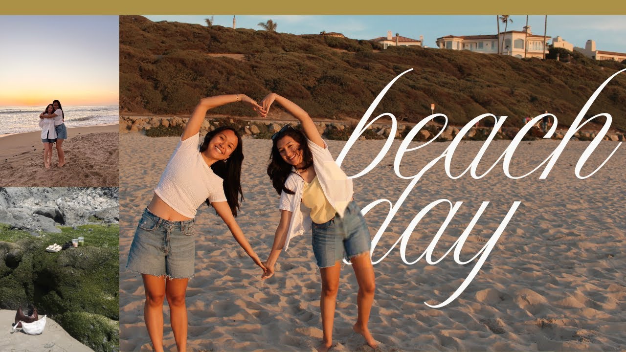 Girls beach day in Southern California | laguna, matcha, premium vibes ...