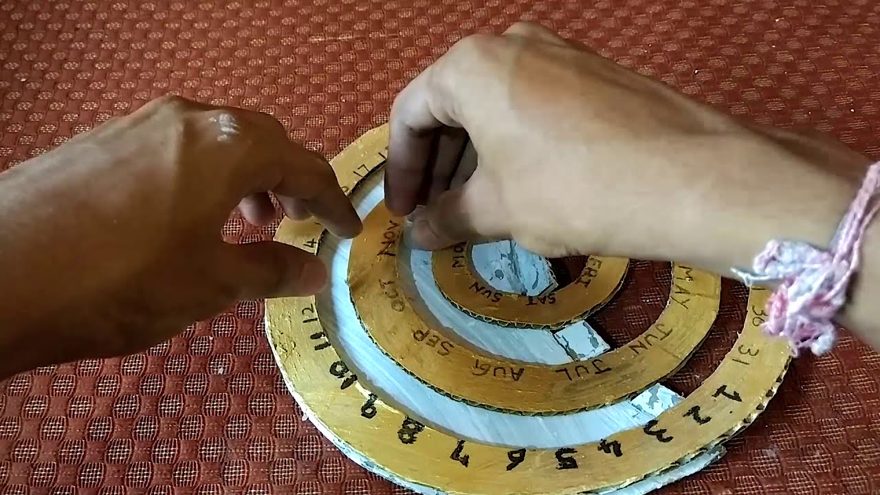 Creative Ideas From Cardboard How To Make Endless Desktop Calendar Creative Ideas From Cardboard How To Make Endless Desktop Calendar